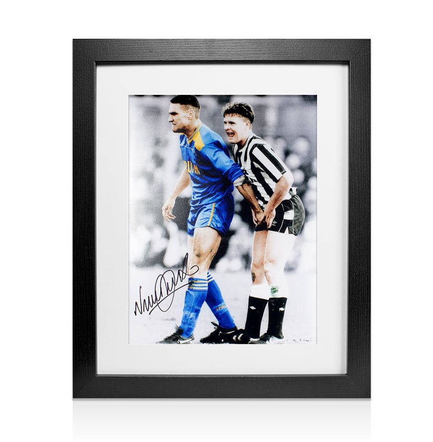 Vinnie Jones Gazza Generic Vinnie Jones & Paul Gazza Gascoigne Signed