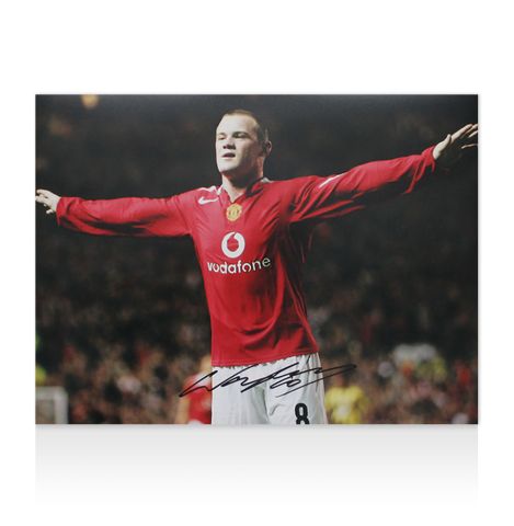 Wayne Rooney Signed Football Memorabilia - Genuine Hand Signed Shirts ...