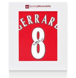 Steven Gerrard Signed Liverpool Shirt - Istanbul 2005 Champions League ...