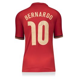 Bernardo Silva Signed Portugal Shirt: Home, 2021-22 - Genuine Signed ...