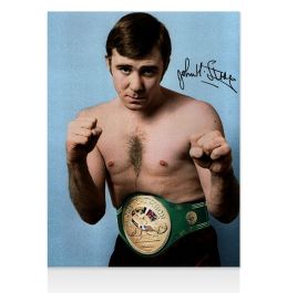 John H. Stracey Signed Photo - Fists Up Stance - Genuine Signed Sports ...
