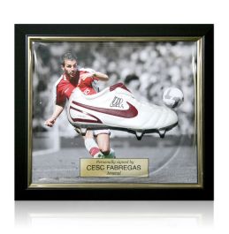 Cesc Fabregas signed football boot Arsenal - Premium Framed - Genuine ...
