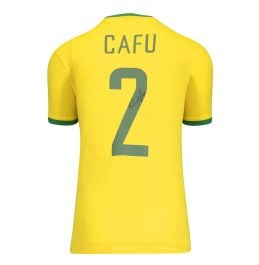 Cafu Signed Brazil Shirt - 1970, Number 2 - Genuine Signed Sports ...