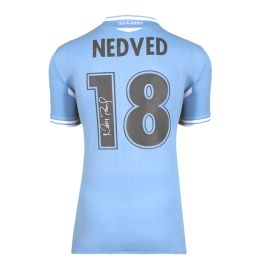 Pavel Nedved Signed Lazio Shirt: Home, 2020-21 - Genuine Signed Sports ...