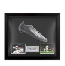 Framed Son Heung-min Signed Boot: Adidas X Boot - Bubble Framed ...