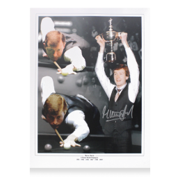 Steve Davis Signed Montage - Genuine Signed Sports Memorabilia