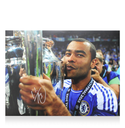 Ashley Cole Signed Chelsea Photo: Champions League Winner - Genuine ...