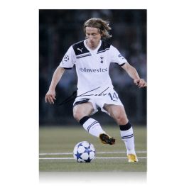 Luka Modric hand signed Tottenham Hotspur photo - Genuine Signed Sports ...