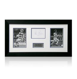 Framed Stan Bowles autograph - Genuine Signed Sports Memorabilia