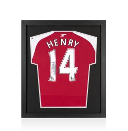 Framed Thierry Henry Signed Arsenal Shirt - Number 14 - Compact ...