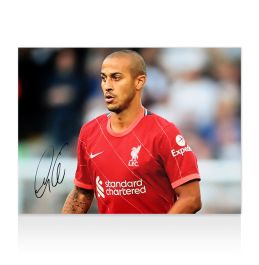 Thiago Alcantara Signed Liverpool Photo: Midfield Maestro - Genuine ...