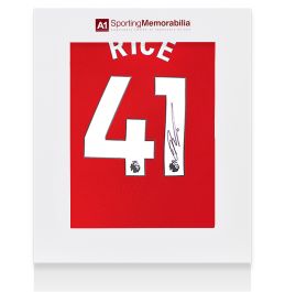 Declan Rice Signed Arsenal Shirt: Home, 2024-25 - Gift Box - Genuine ...