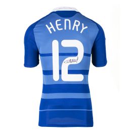 Thierry Henry Signed France Shirt - 2008-2009, Number 12 - Genuine ...