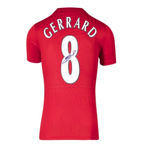 Steven Gerrard Signed Football Memorabilia - Genuine Signed Sports ...