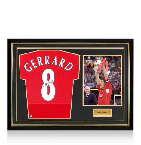 Steven Gerrard Signed Football Memorabilia - Genuine Signed Sports ...