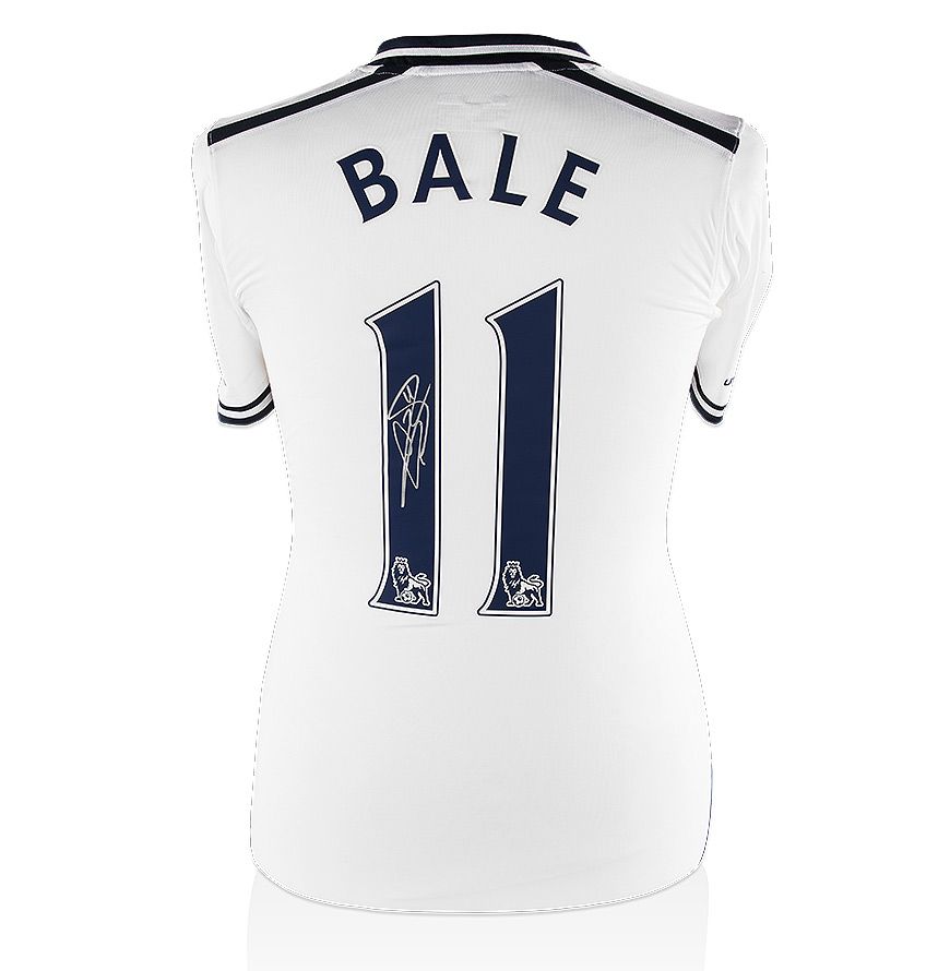 Gareth Bale Signed Shirt - Tottenham Hotspur 2013-2014 - Genuine Signed ...