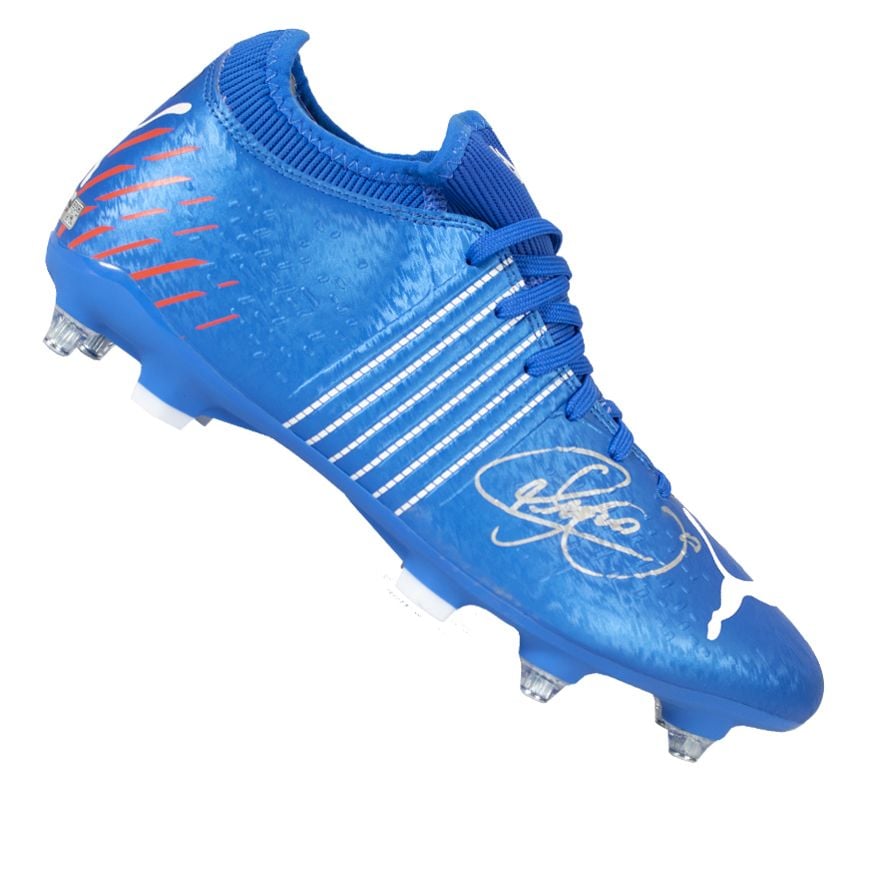 Neymar Jr Signed Football Boot - Puma, Blue - Genuine Signed Sports ...