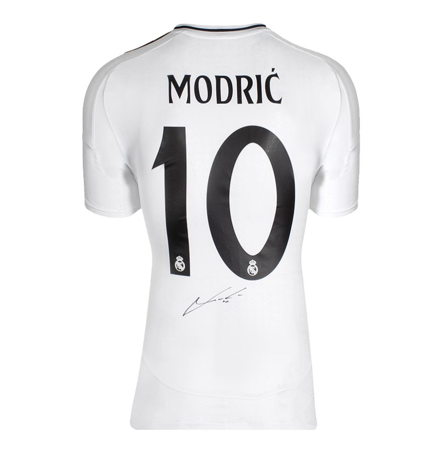 Luka Modric Signed Real Madrid Shirt: Home, 2024-25 - Genuine Signed ...