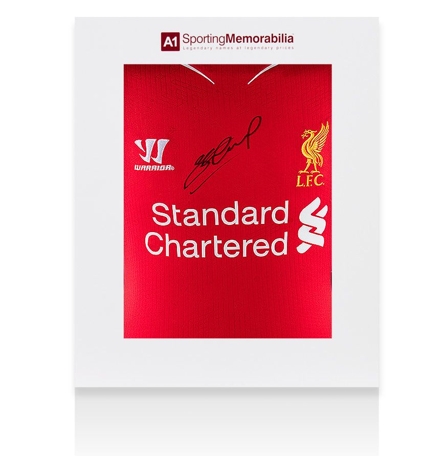 Steven Gerrard Signed Liverpool Shirt 2014/2015 - Gift Box - Genuine ...