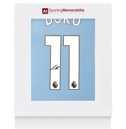 Jeremy Doku Signed Manchester City Shirt: Home, 2024-25 - Gift Box ...